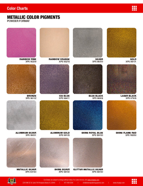 Metallic Epoxy Flooring Pigments - Powder | XPS