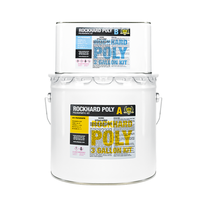 Polyaspartic Floor Coating - Rockhard Poly 3 Gal. Kit | XPS