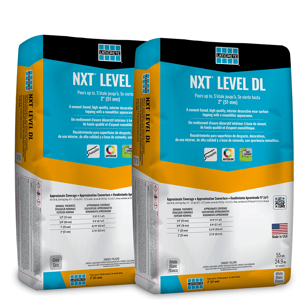 Concrete Overlayment - NXT® LEVEL Self-Leveling DL 55LB | XPS