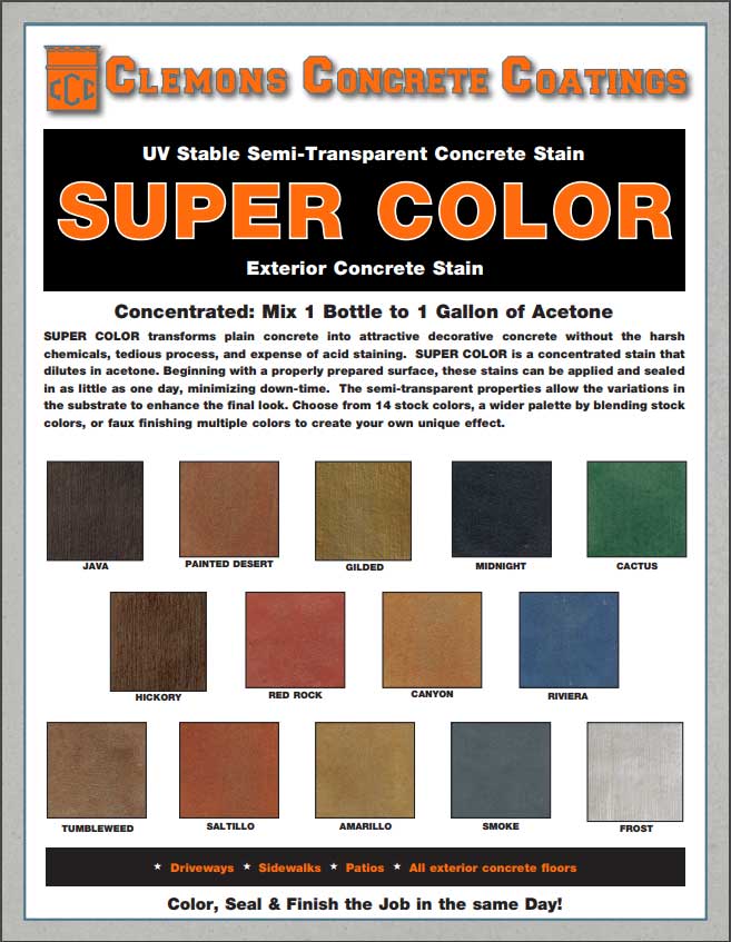 Infusion Acetone Dye Stain Hc Concrete Concrete Acetone Dye | Concrete